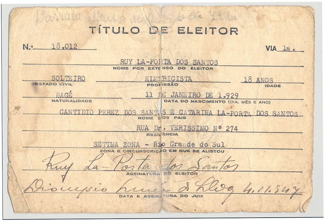 Acervo - Títulos Eleitorais na História — Tribunal Regional Eleitoral ...