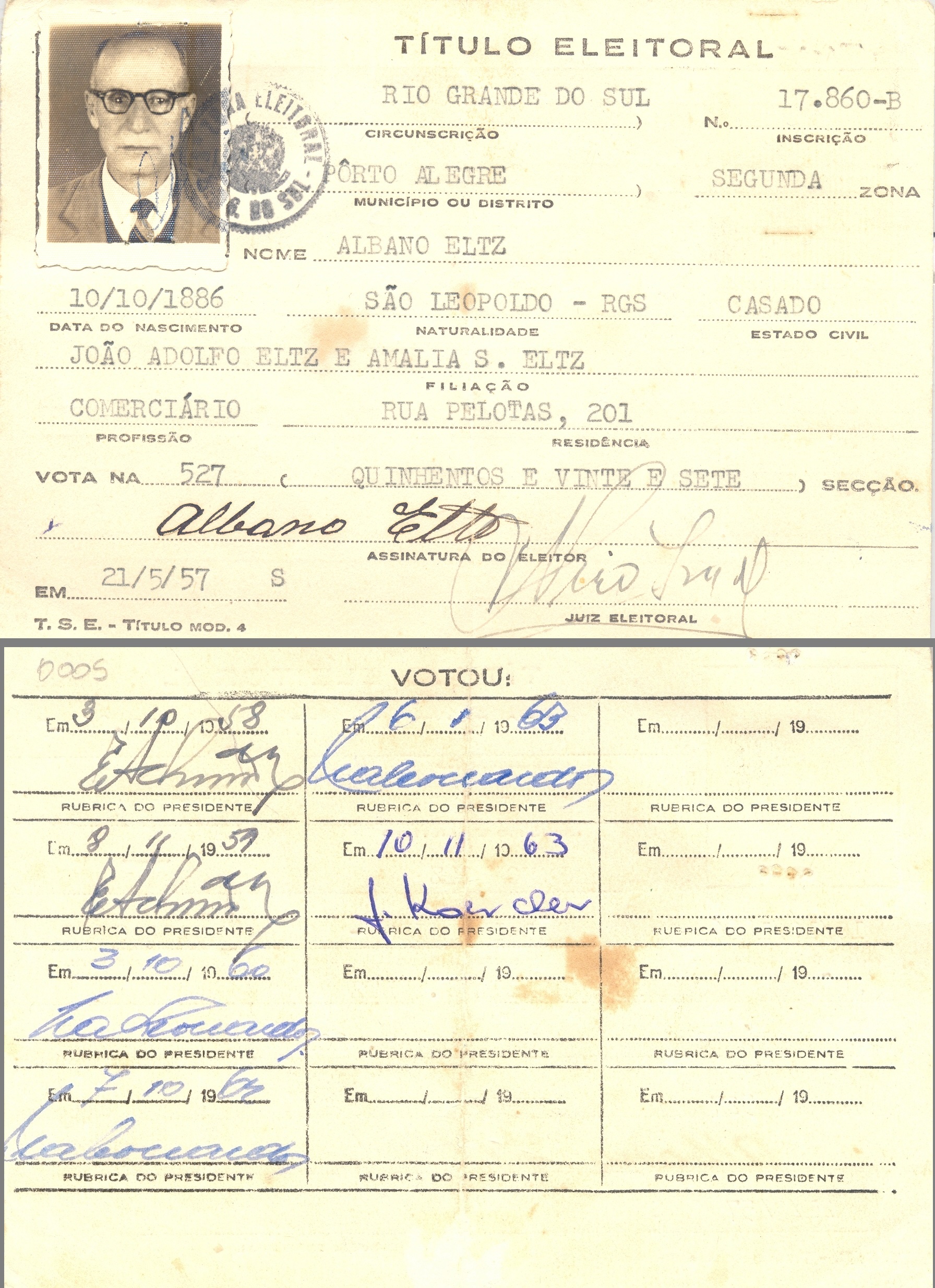 Acervo - Títulos Eleitorais na História — Tribunal Regional Eleitoral ...