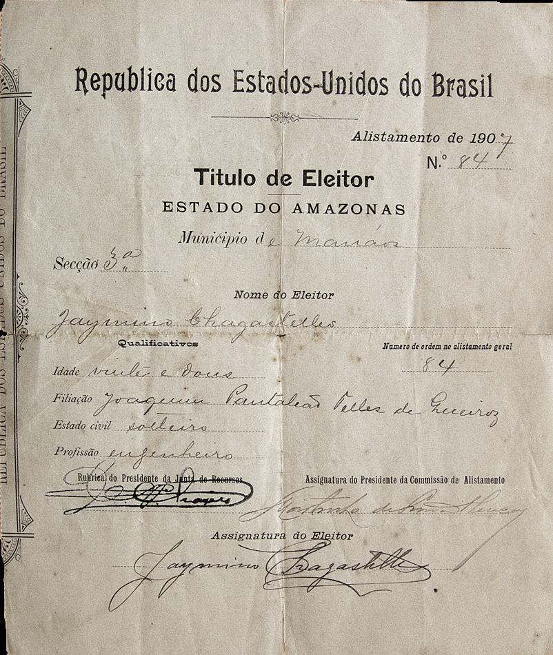 Acervo - Títulos Eleitorais na História — Tribunal Regional Eleitoral ...